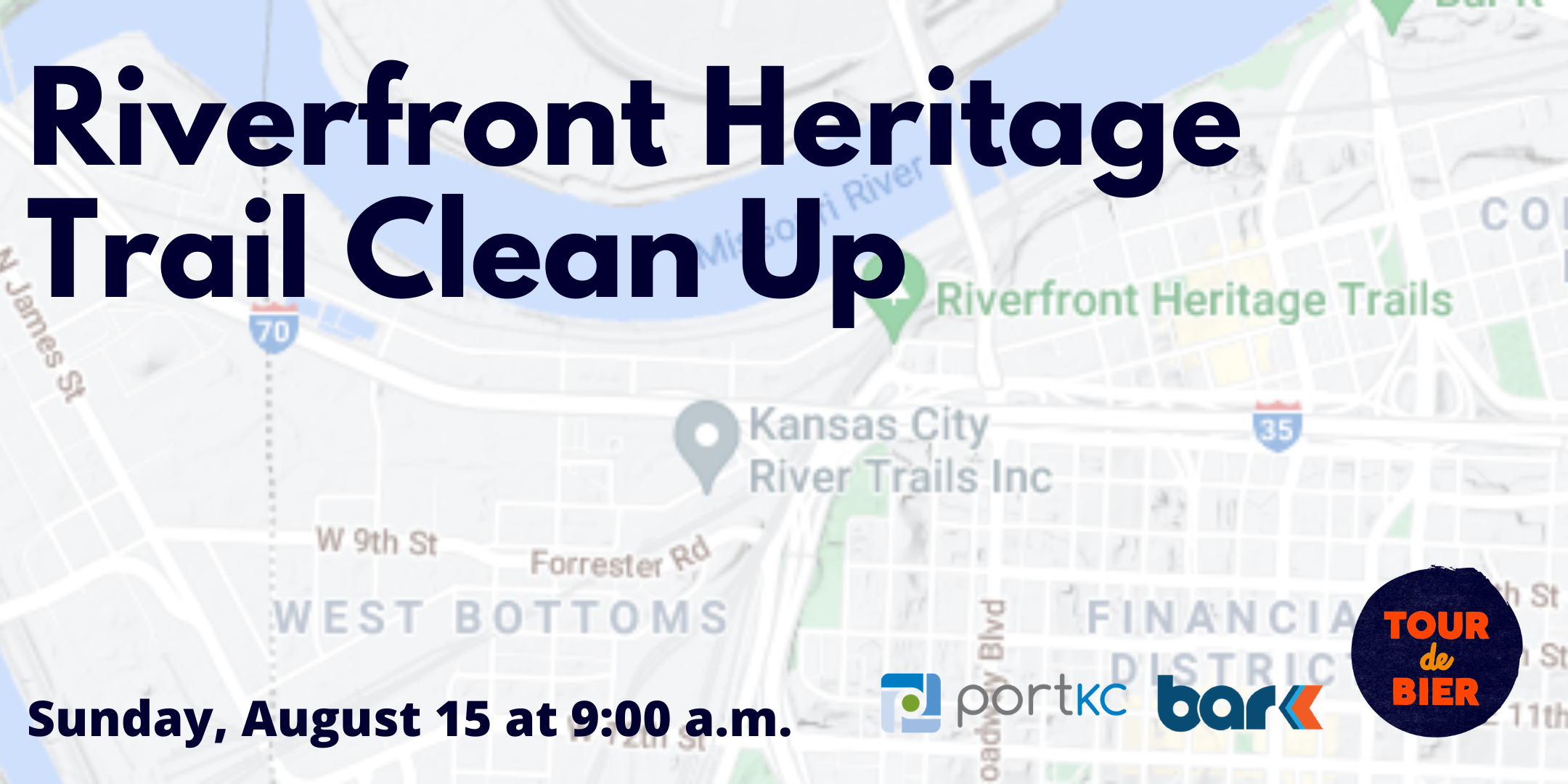 Riverfront Heritage Trail Clean Up – BikeWalkKC
