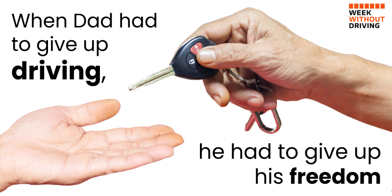When Dad had to give up driving, he had to give up his freedom – BikeWalkKC